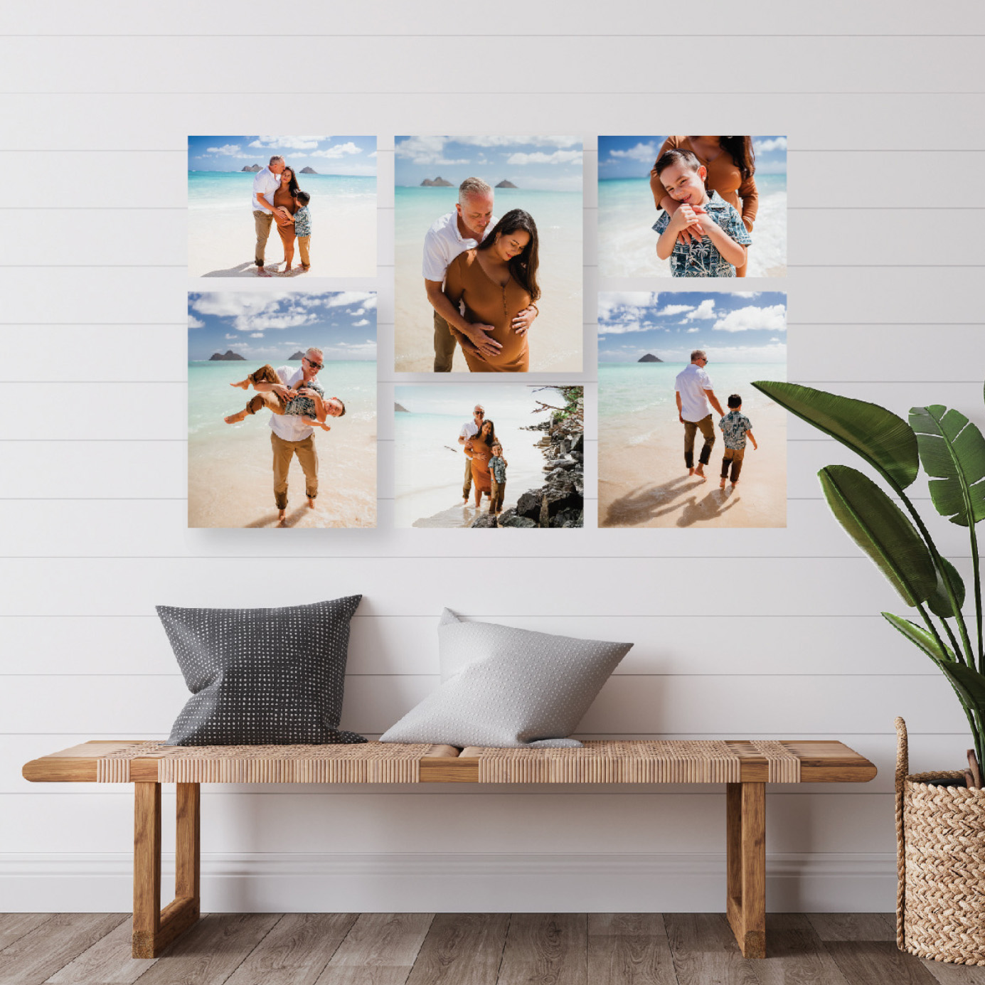 Mix & Match 6-Grid Metal Print Gallery Wall - Pictures Plus